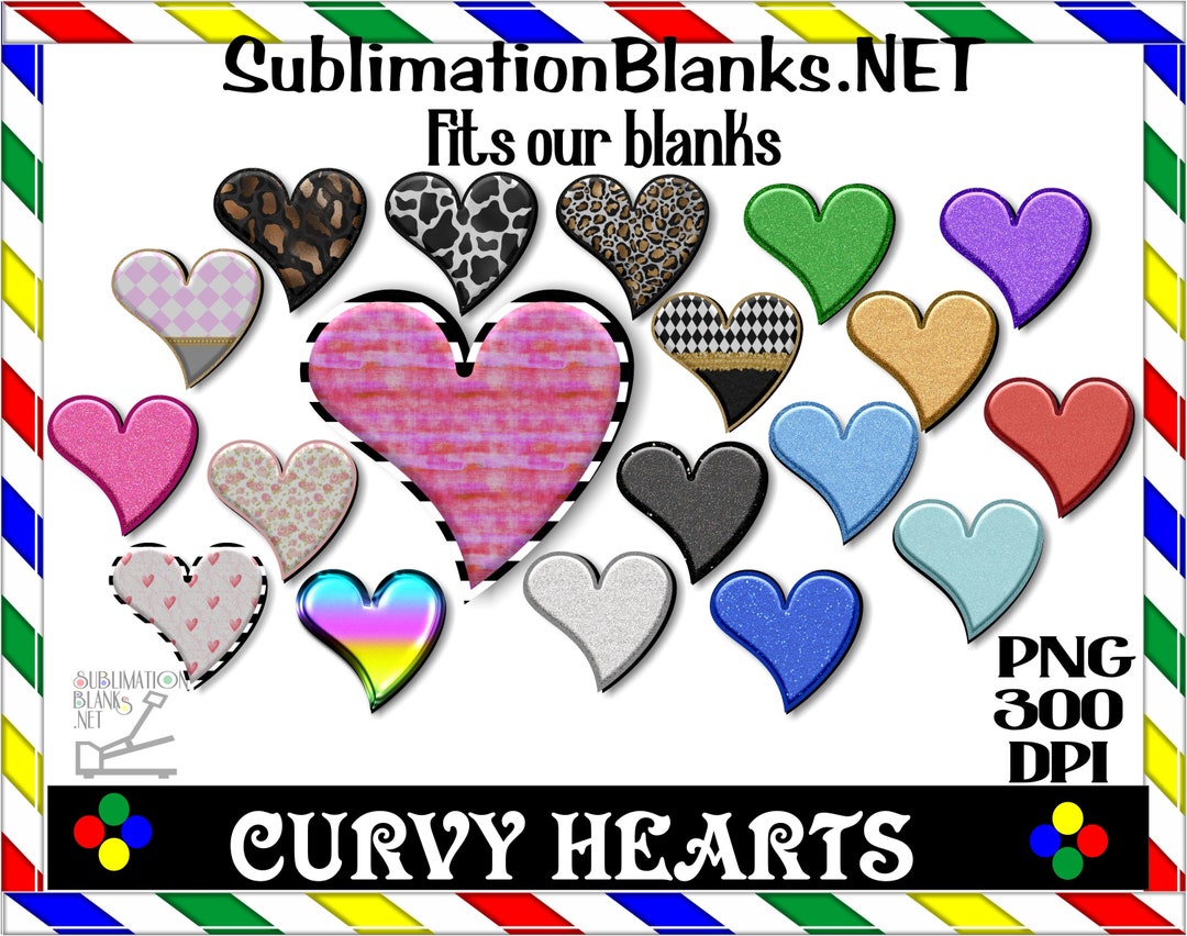HEART SVG Png Sublimation Designs Download Heart Earrings Heart Png ...