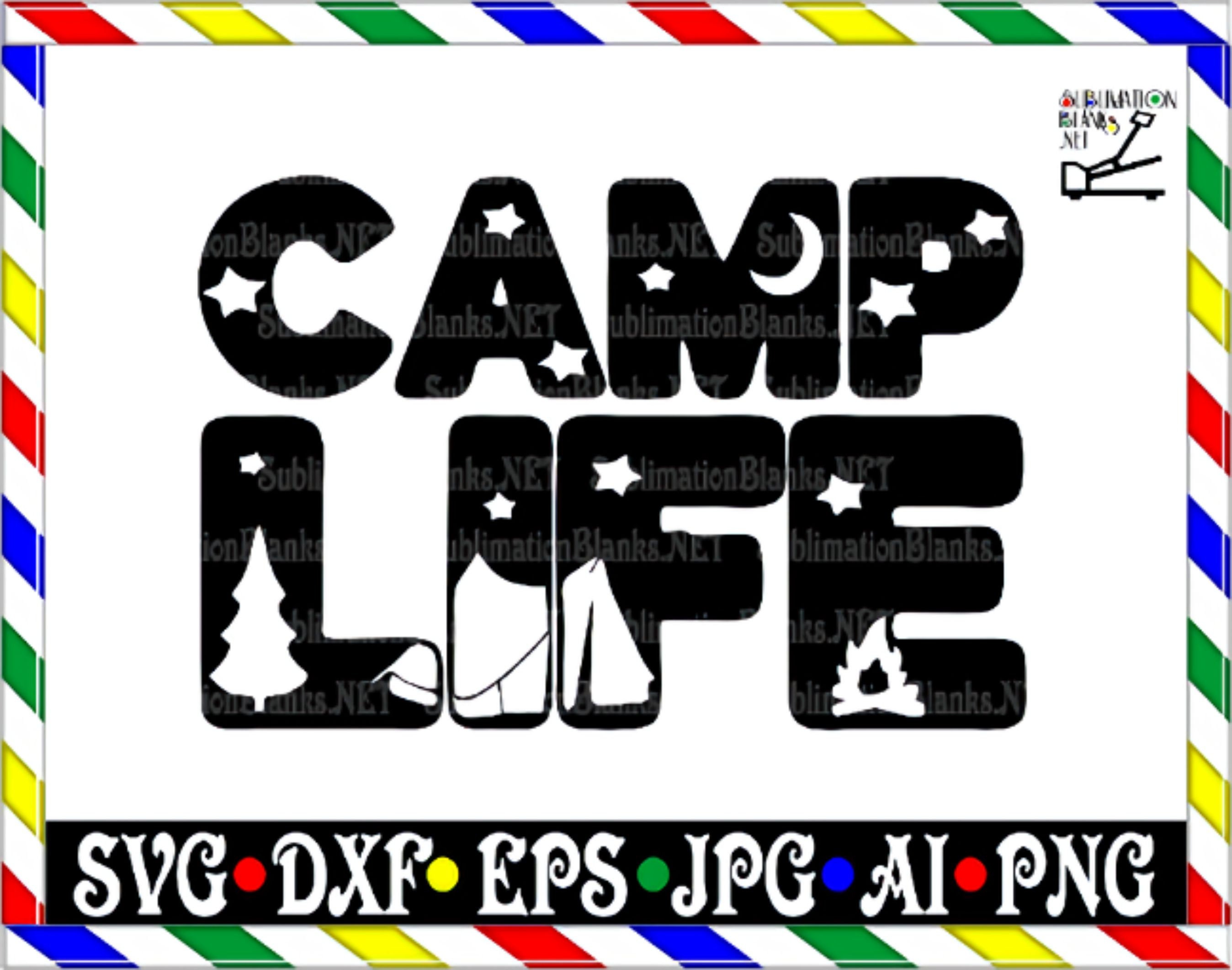 Camping Bundle SVG Camping SVG Camping Silhouette Camp - Etsy