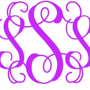 Alphabet, Monogram SVG/DXF/PNG Alphabet, Digital Download Silhouette ...