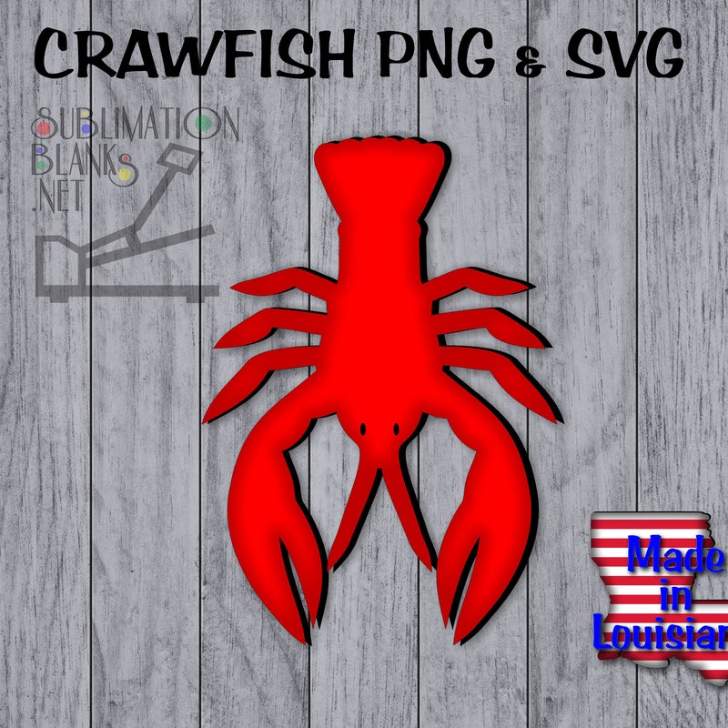 Crawfish Svg - Etsy