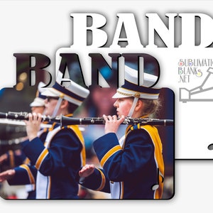 BAND, Marching Band, High School, Picture Frame, Sublimation Blanks ...