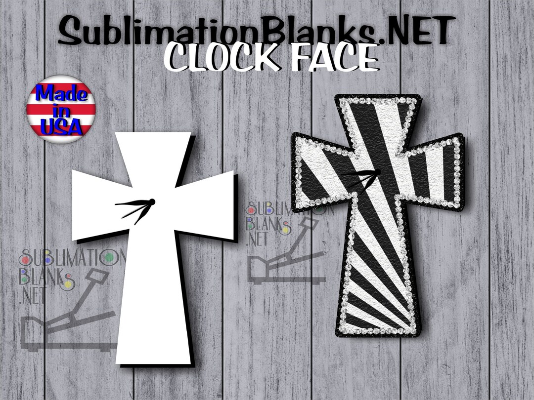 SUBLIMATION CLOCK FACE sublimation Blanks Clock Hardware Diy Clock Kit ...