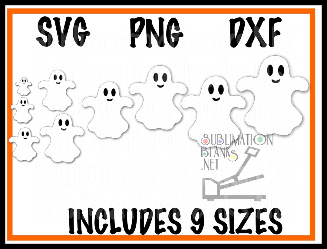 Ghost Svg Png HALLOWEEN SVG Halloween Png Dxf Clipart Sublimation ...