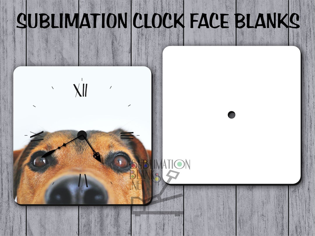 SUBLIMATION CLOCK FACE -sublimation Blanks - Clock Hardware - Diy ...
