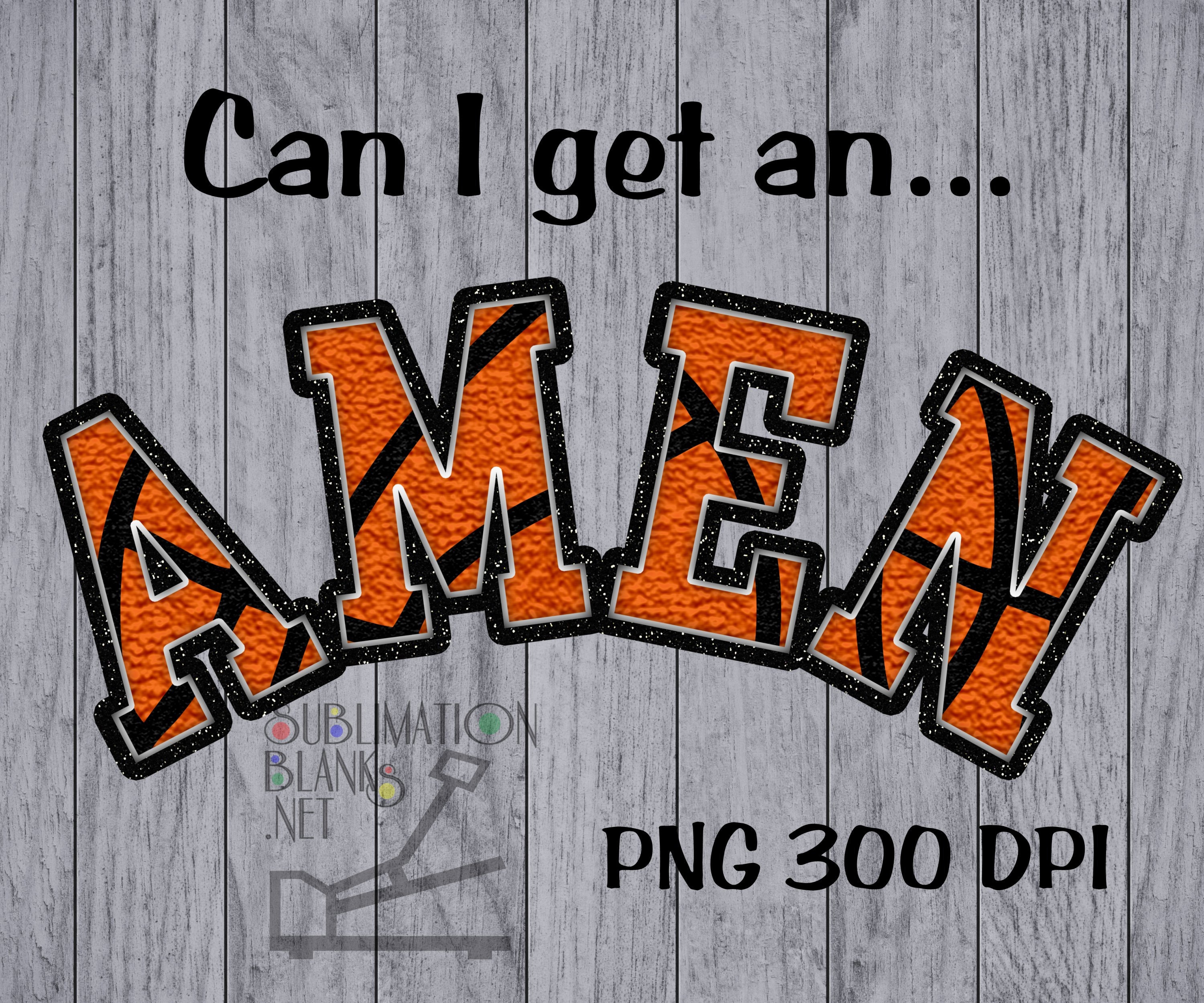 Christian SVG AMEN Basketball Png Faux CHENILLE Patch Basketball ...