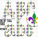 Cajun MARDI GRAS PNG Font Png Letters Png Alphabet Png - Etsy