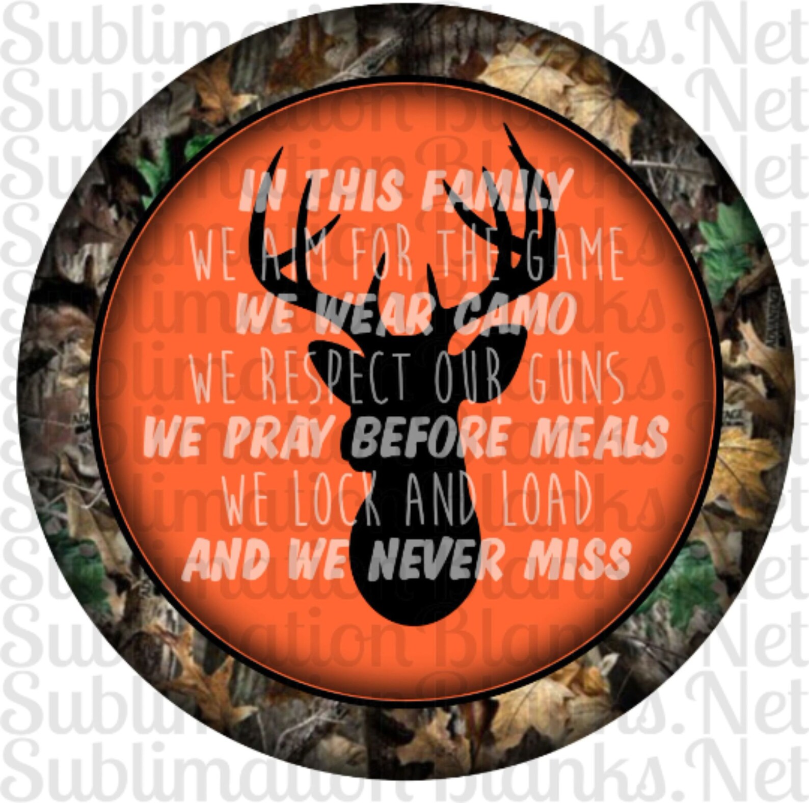 ROUND Sublimation Design Png PRINTABLE Camo Sublimation Design | Etsy