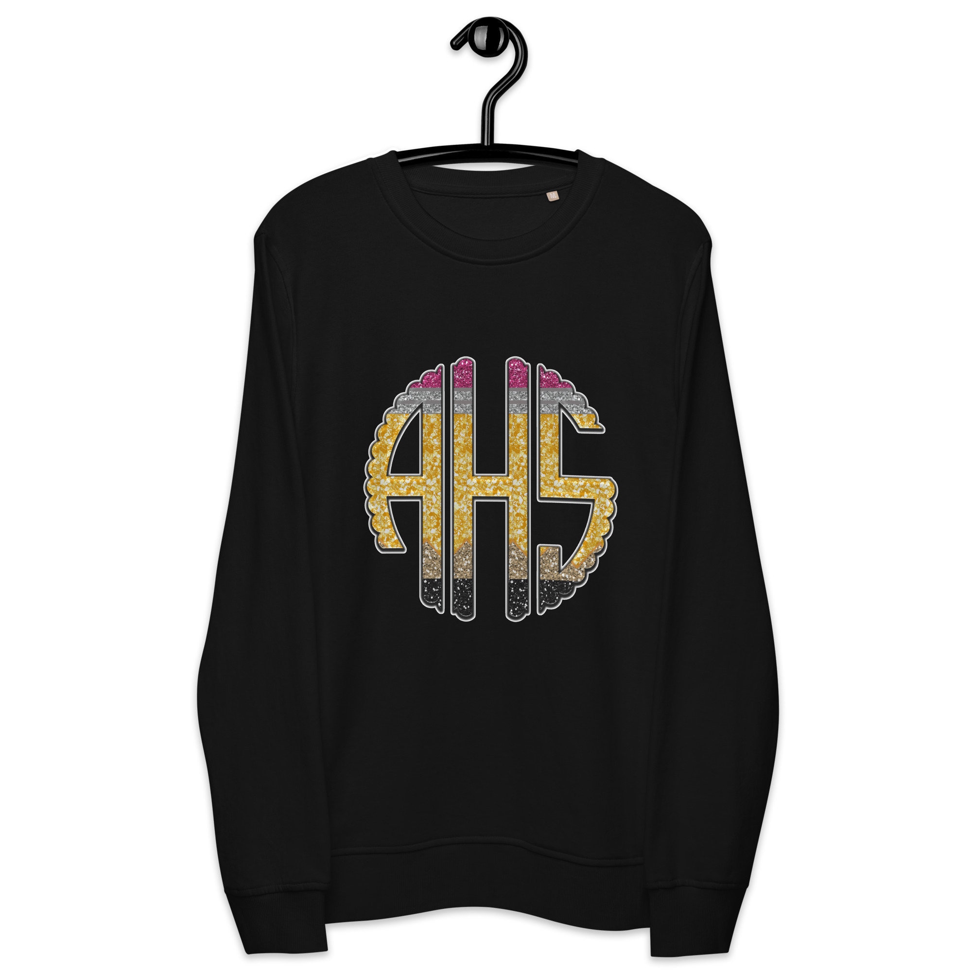 PNG GLITTER Pencil Scallop Monogram Font Large 10 Letter - Etsy