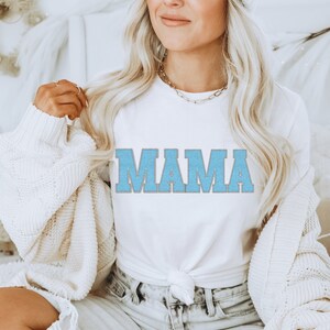 Png Boy Mom BLUE CHENILLE Alphabet Letters and Numbers PNG Faux Patches ...