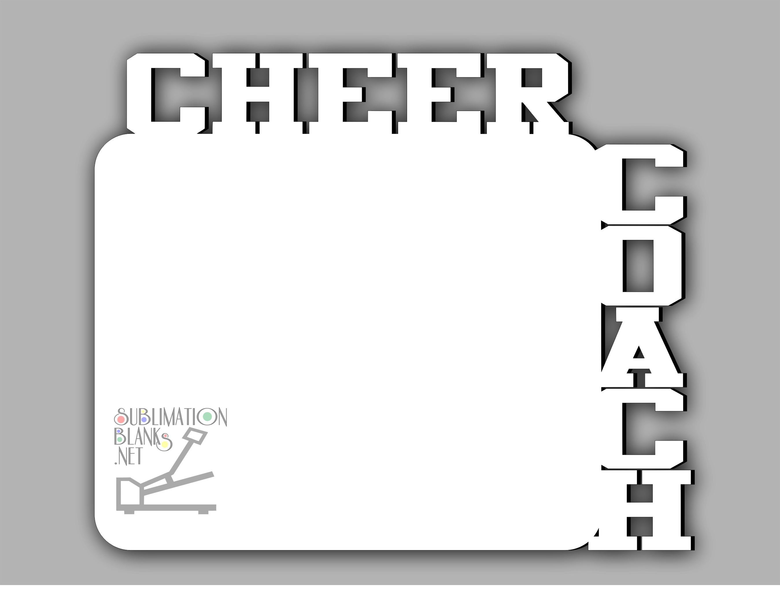 CHEER COACH PICTURE Frames Sublimation Blanks Photo Frame - Etsy