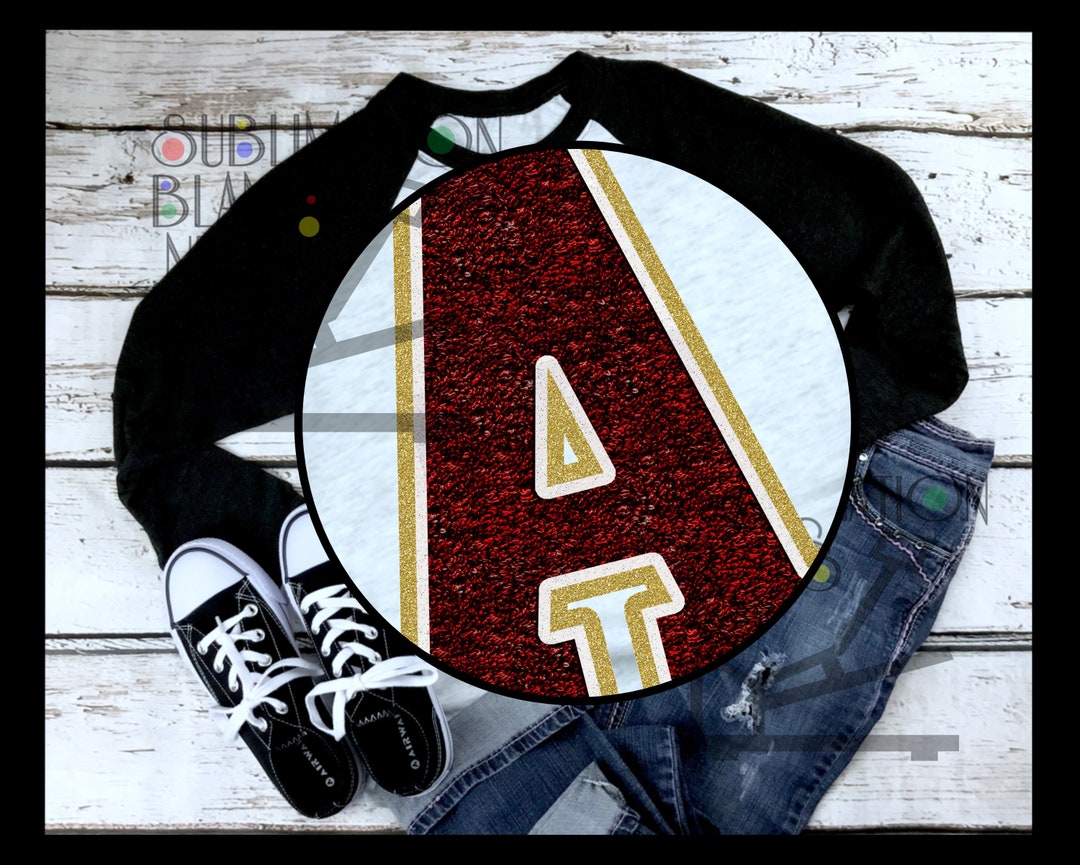MAROON GOLD Glitter, CHENILLE Varsity Letters Png Patches Alphabet Font ...