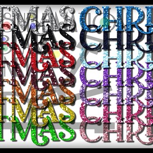 Font SALE!!!! 14 Colors Large 10" GLITTER Letter Clipart PNG Font ...