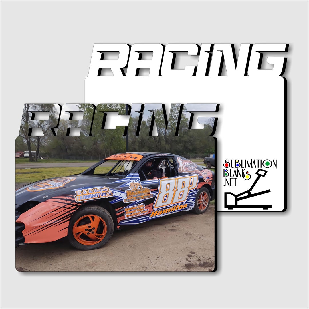RACING, PICTURE Frames, Sublimation Blanks, Unisub, Custom Frame, Photo ...