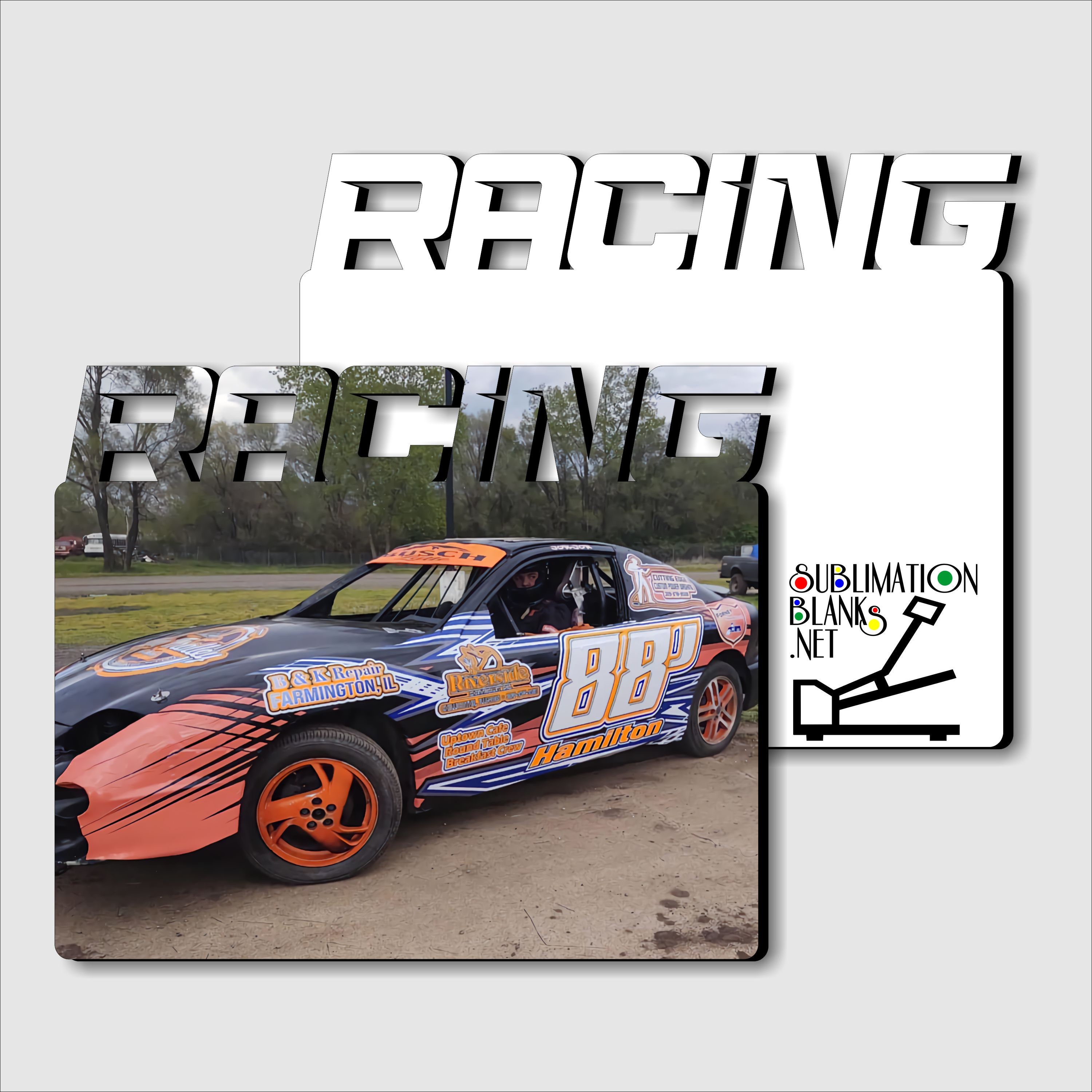 RACING PICTURE Frames Sublimation Blanks Unisub Custom - Etsy