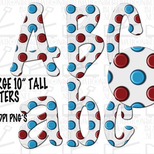 RED BLUE Png, DOODLE Font, Letters, Png, Alphabet, Monogram ...