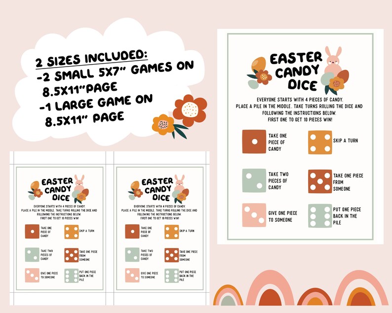 Easter Candy Dice Game | Family Easter Game | Kids Easter Game ...
