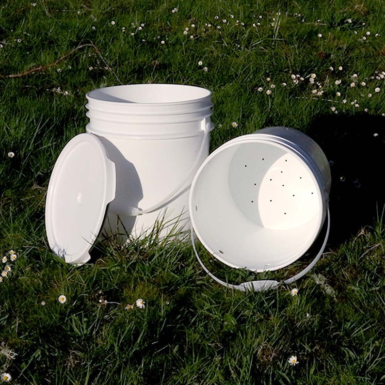 Compost Bucket, Indoor Outdoor Composting, Upcycled, Compost System ...