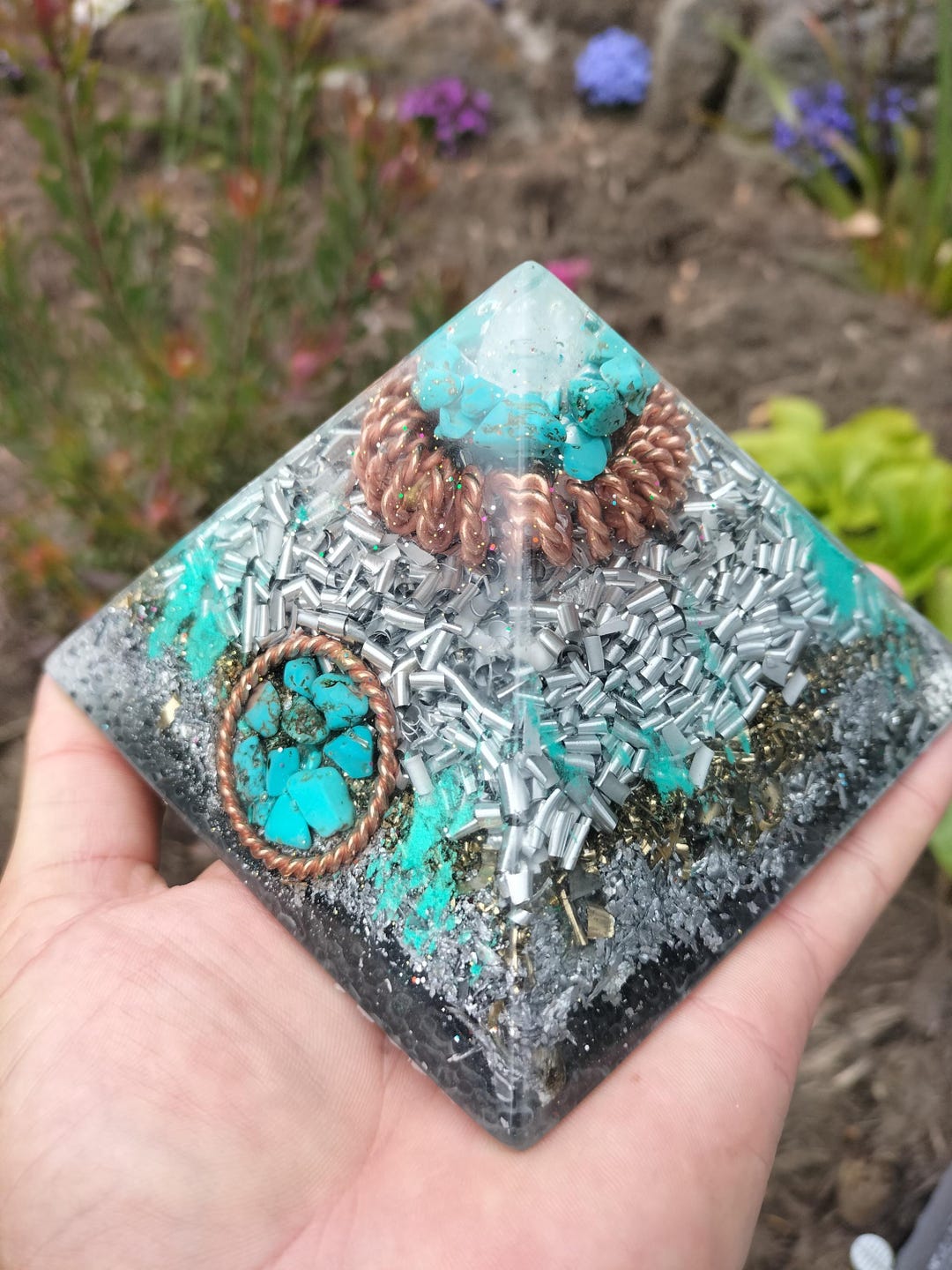 Toroid of Giza Orgone Generator Turquoise - Medium - Etsy