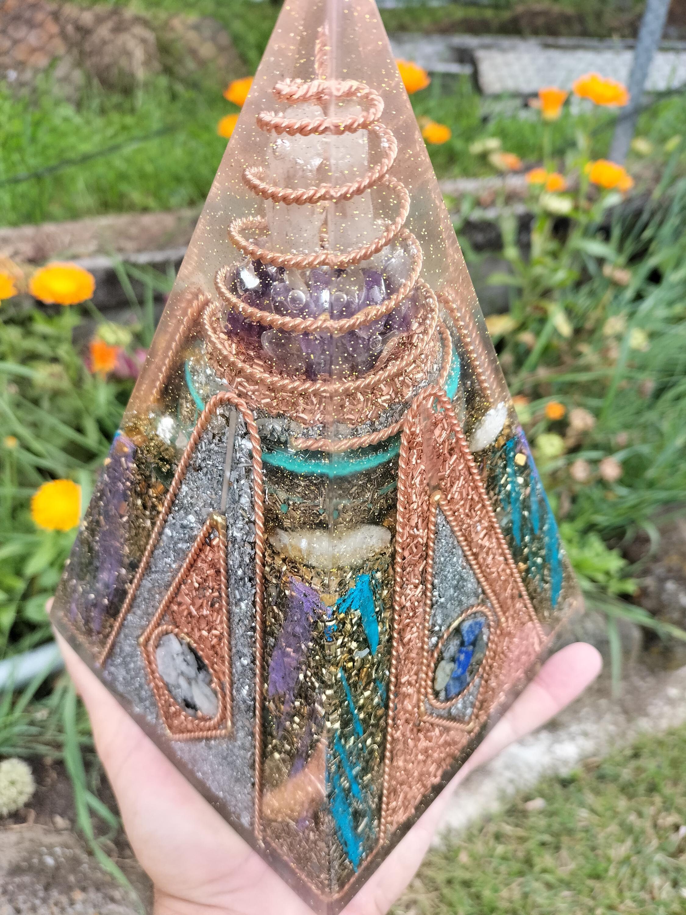 Massive Orgone Generator 76 Degree Prussian - Eloquent Elegance - Etsy
