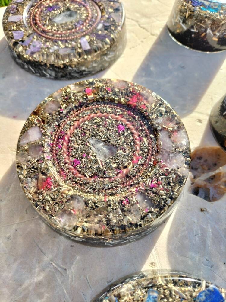 Water Energizer Coasters - Orgone Generator - Etsy Australia