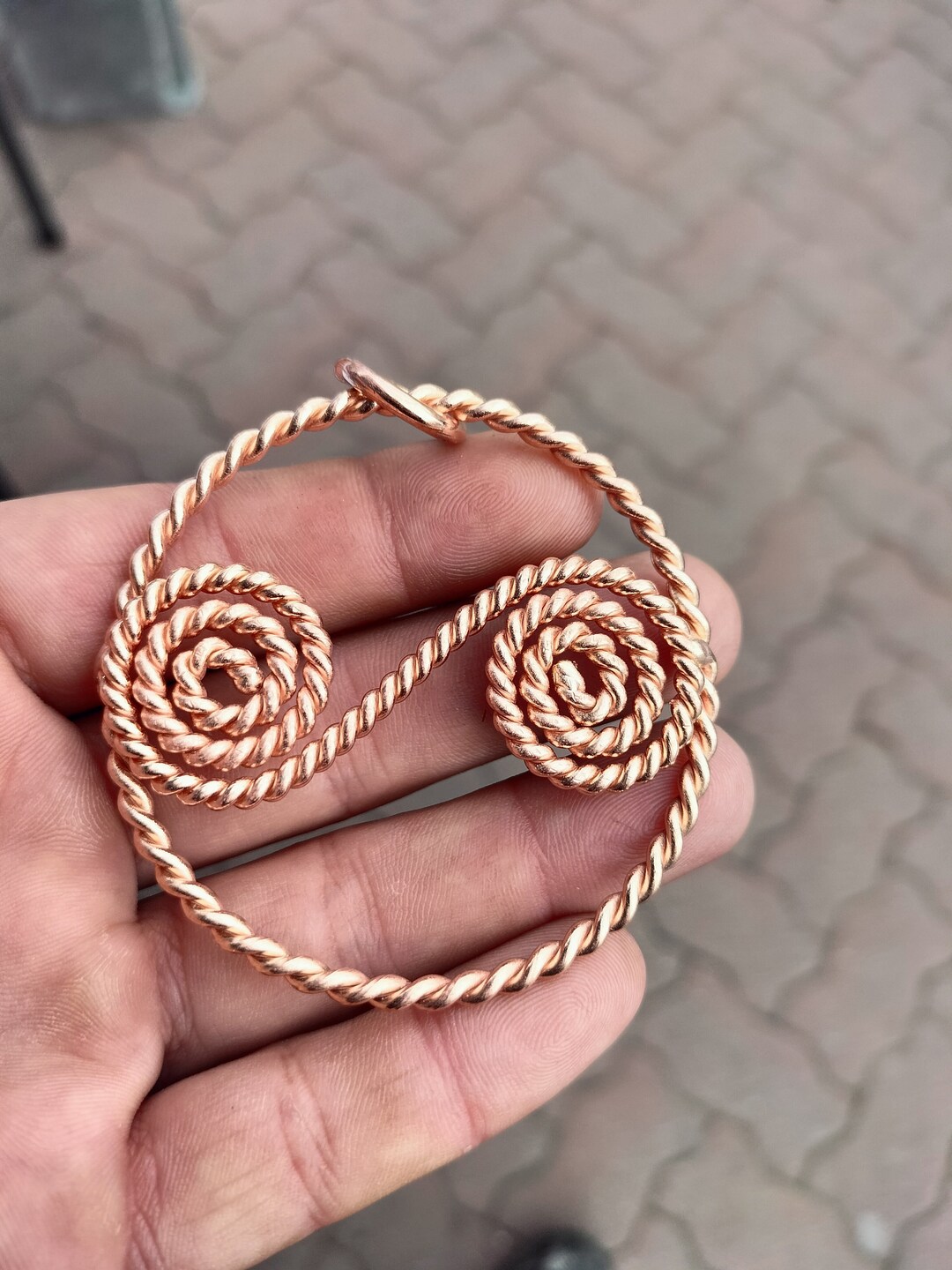 Colgante tensor de codo sagrado de un solo giro Elemental de aire ...