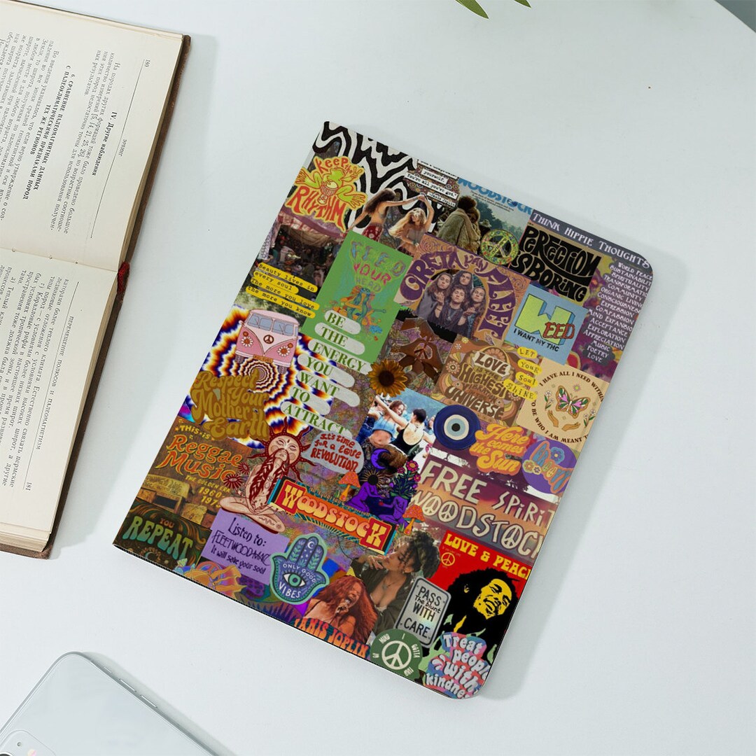Vintage Scrapbook iPad 10/9/8 Gen Air 5 4 3 2 1 Pro 12.9 11, 10.5 10.2 ...