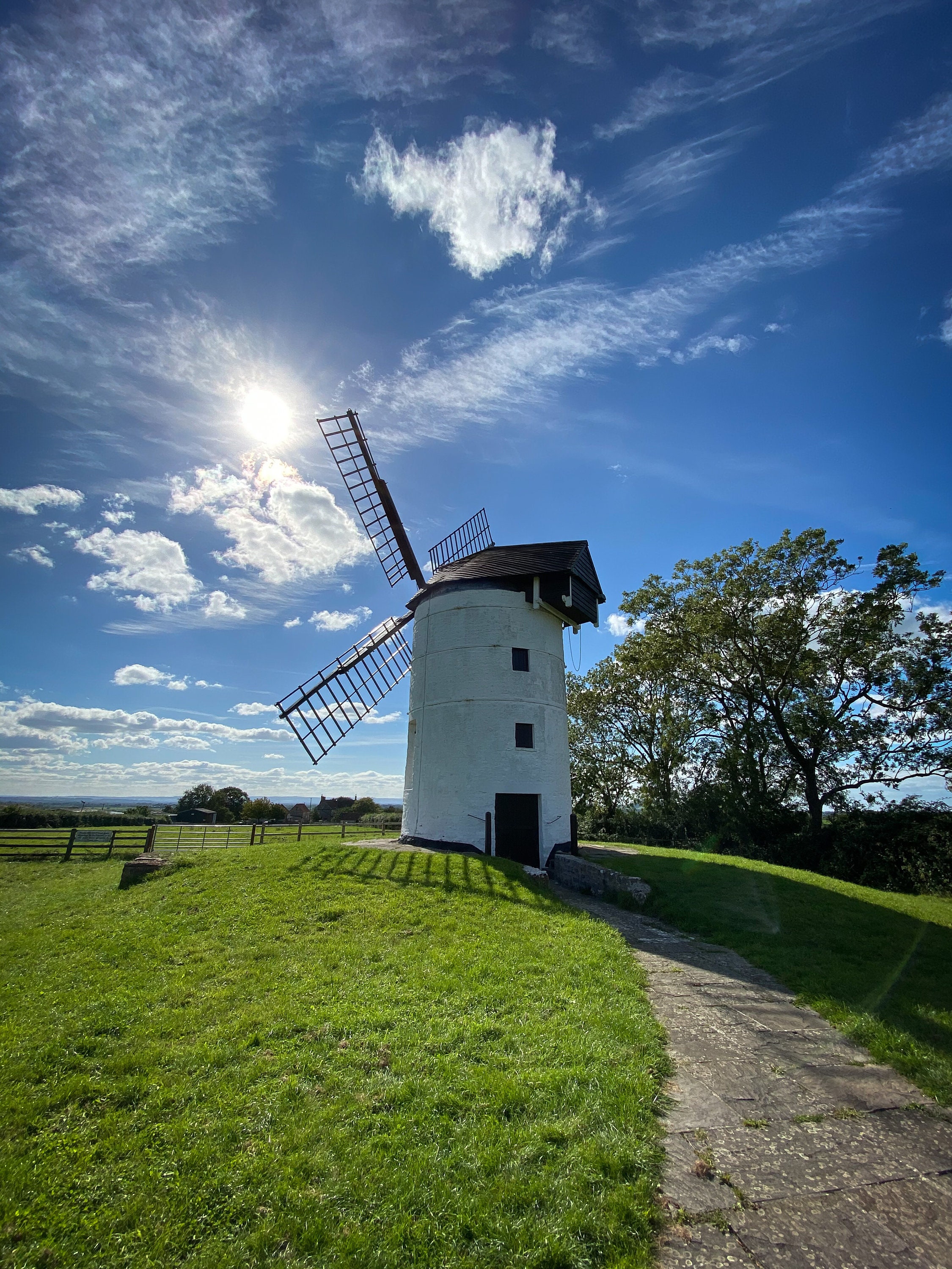 Ashton Windmill Somerset on a Summers Day. A4 Gloss Print. | Etsy