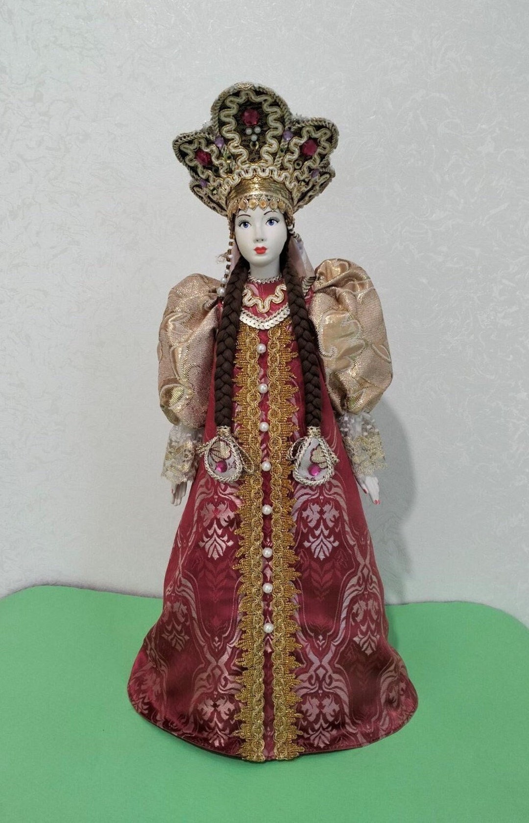 Vintage Made USSR Large Russian Doll Fairy Talle Very Pretty Porcelain ...