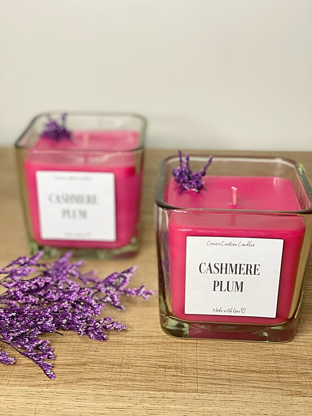 Cashmere Plum Candle | Plum Candle | Fruity Candles | Homemade Candles ...