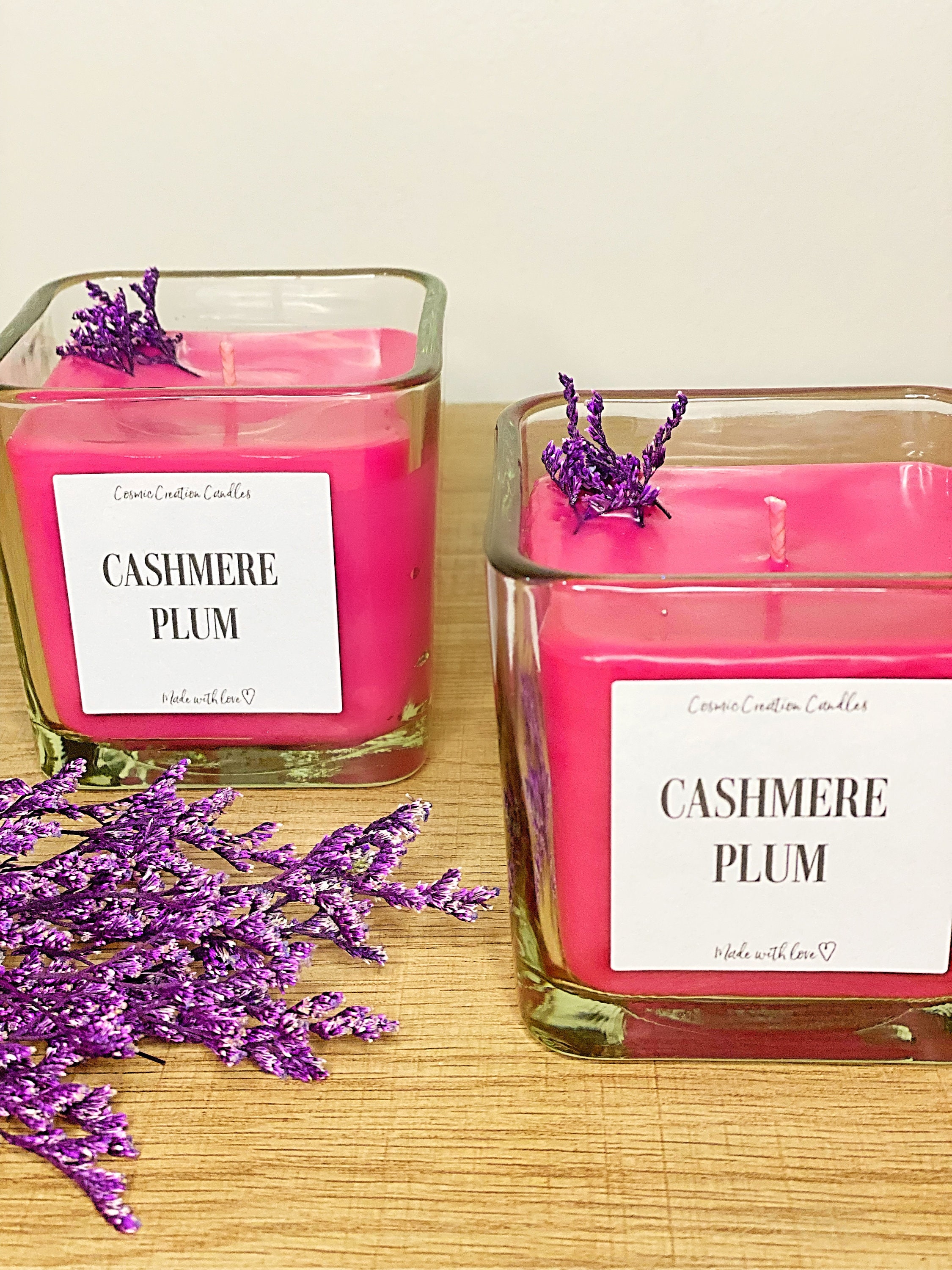 Cashmere Plum Candle | Plum Candle | Fruity Candles | Homemade Candles ...
