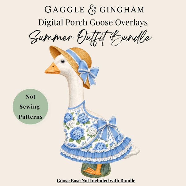 Desk Goose Clothes Patterns - Etsy