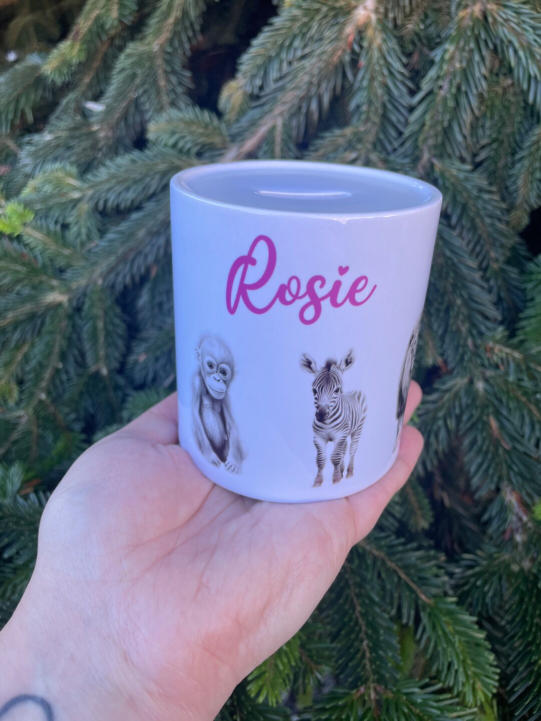 Safari Money Box | My First Money Box | Money Box Gift | First Birthday ...