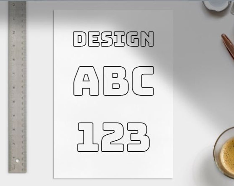 PDF Sewing Pattern Alphabet & Numbers for Appliqués | Including ...