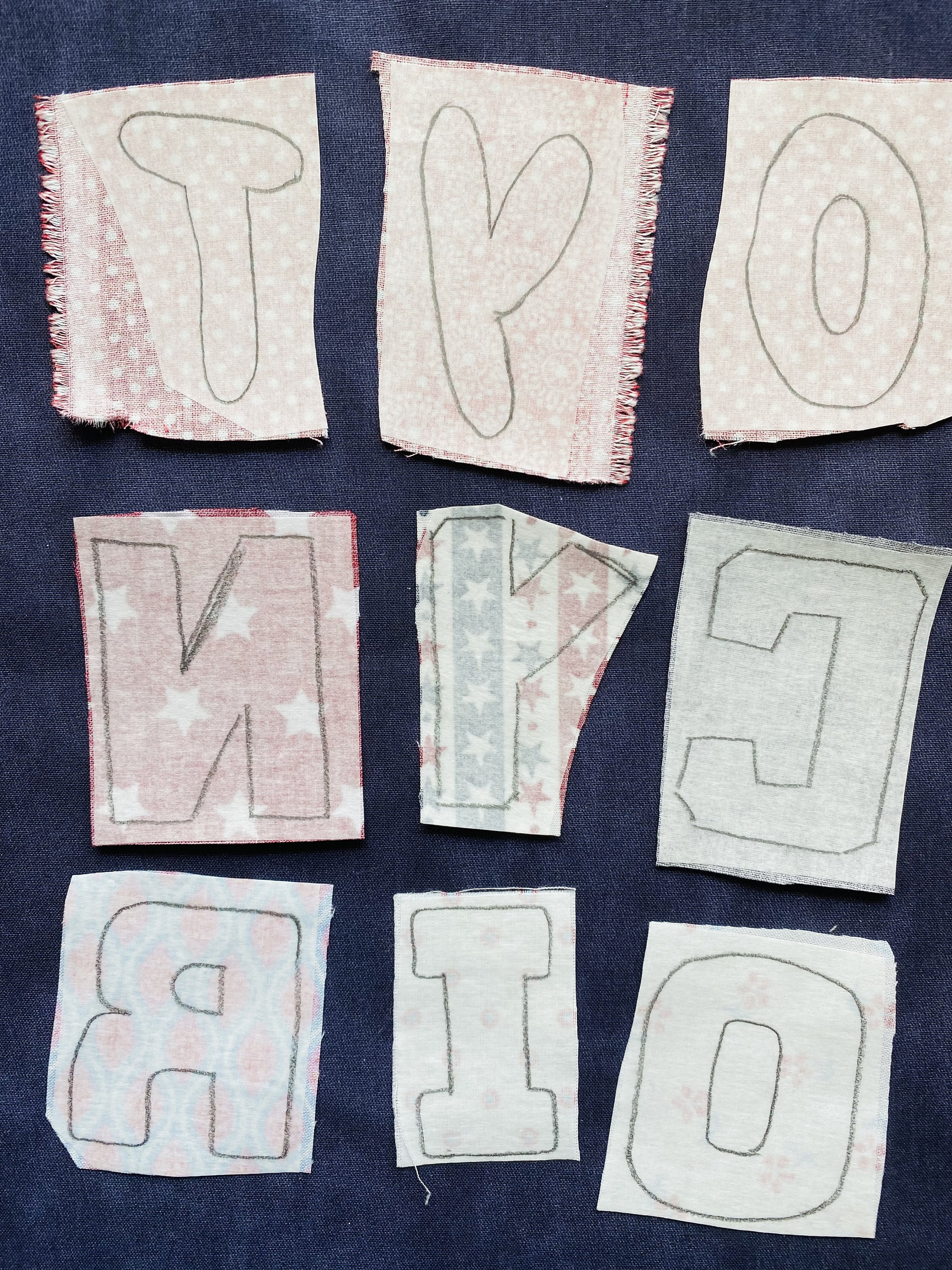 PDF Sewing Pattern / Template Application Alphabet & Numbers | Soft ...