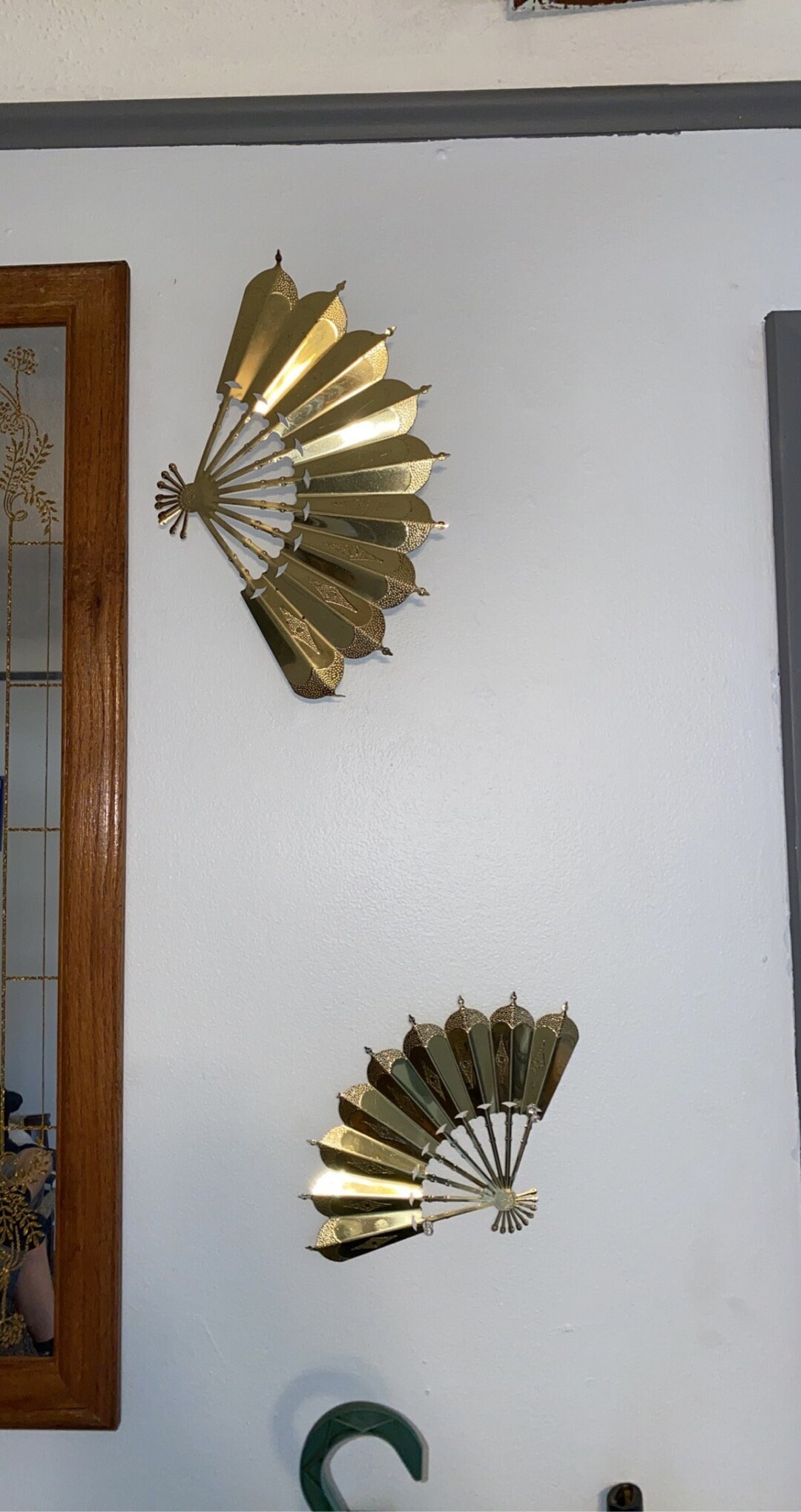 Antique Golden Fans - Etsy