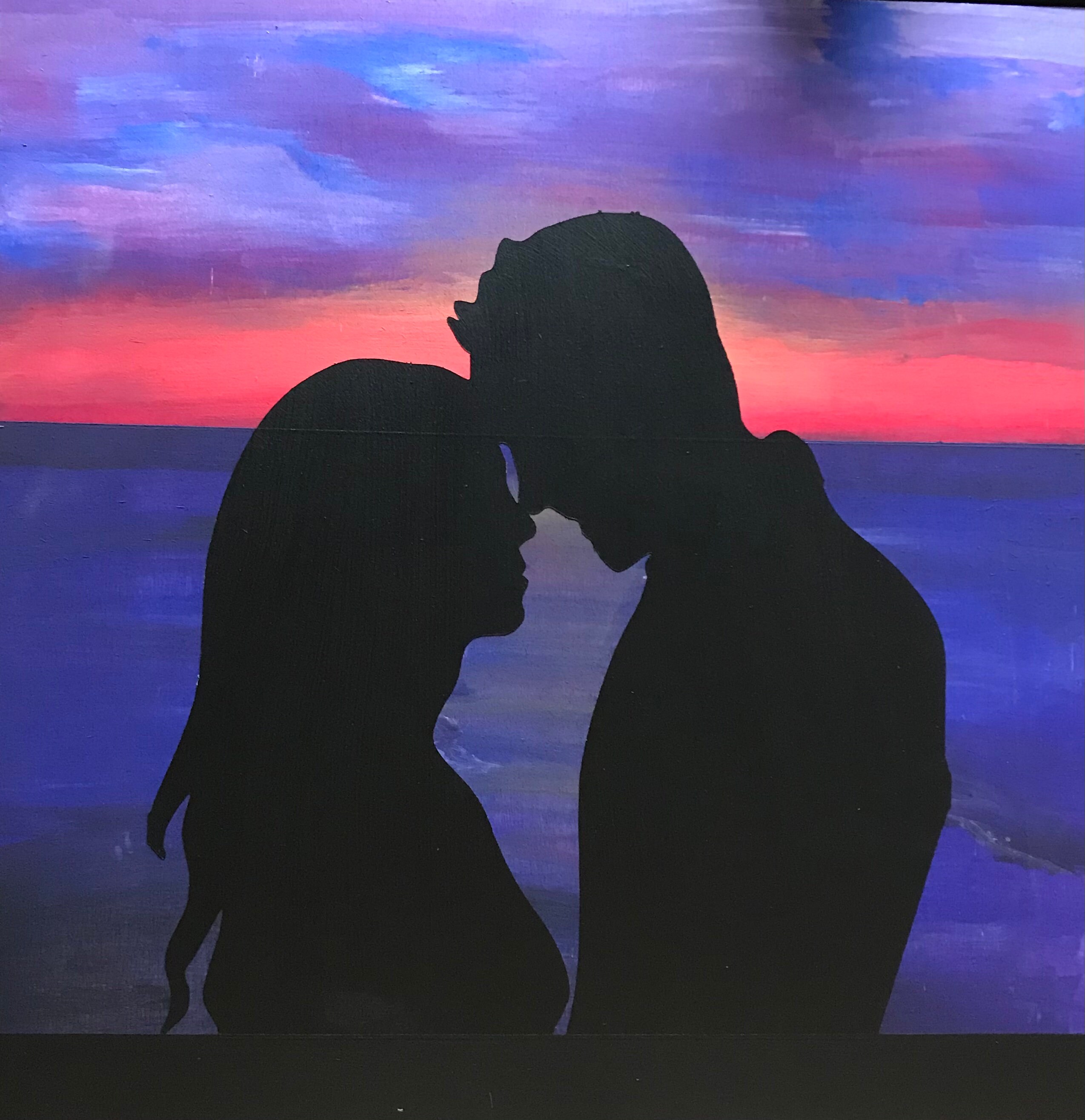 Romantic Couple Sunset