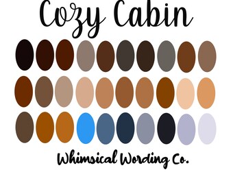 Cabin Color Palette - Etsy