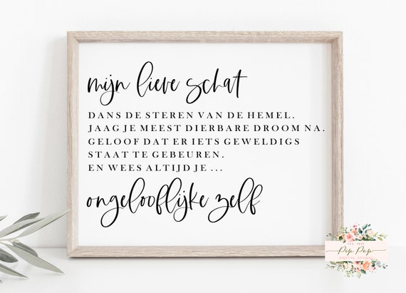 Playroom Decorative Svg Cut FIle Mijn Lieve Schat SVG Sublimation ...