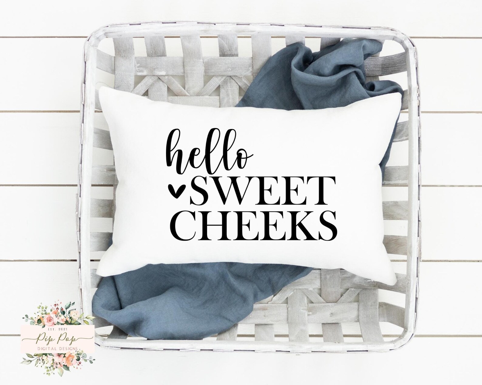 Hello Sweet Cheeks SVG Decorative Svg Funny Sign PNG - Etsy