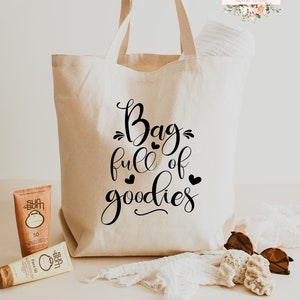 Bag Full of Goodies SVG | Tote Bag Svg | JPEG | Tote Bag Design | PNG ...