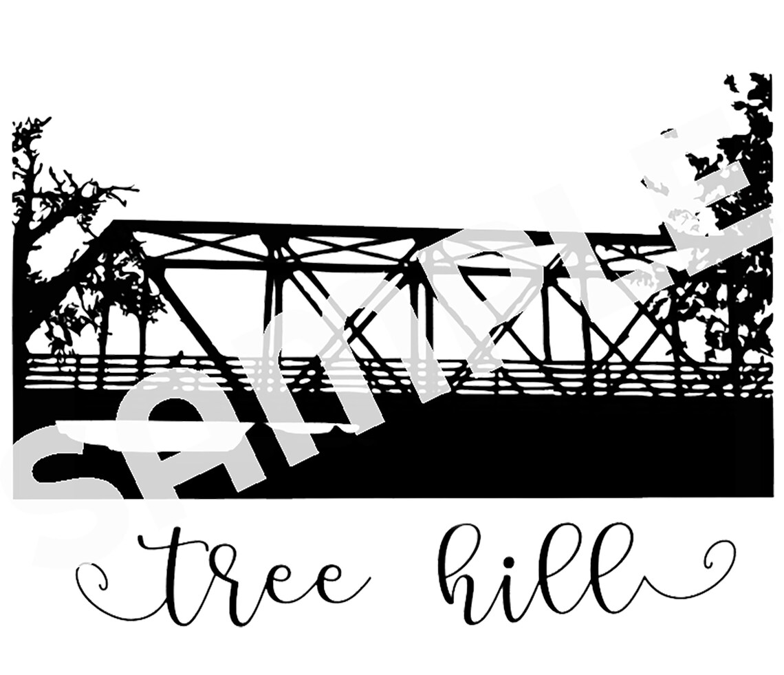 One Tree Hill PNG File SVG File One Tree Hill Bridge 6th - Etsy