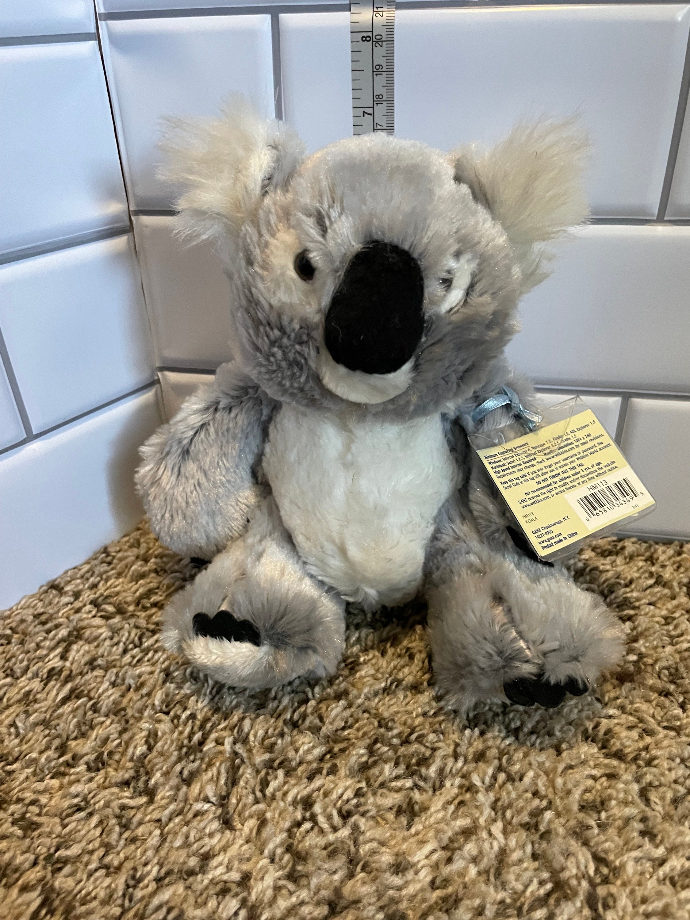 Webkinz Gray and White Koala Bear Plush Stuffed Animal. Sealed Code. - Etsy