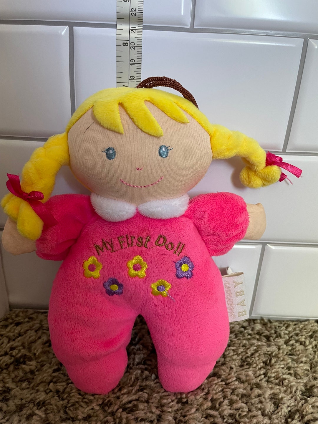 Stephan Baby Pink My First Doll Plush - Etsy