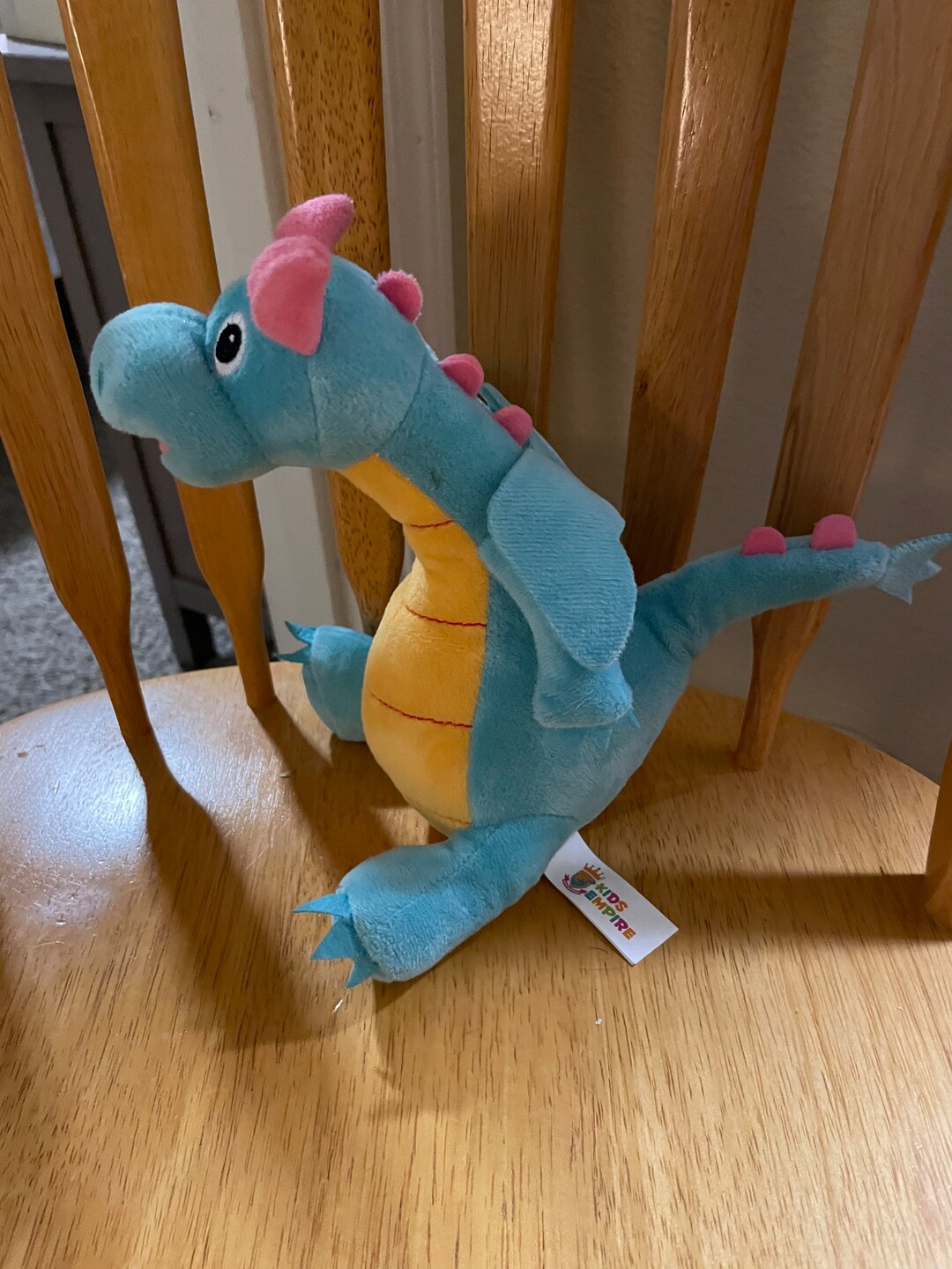 Kids Empire Blue Dragon Stuffed Animal Plush Toy - Etsy