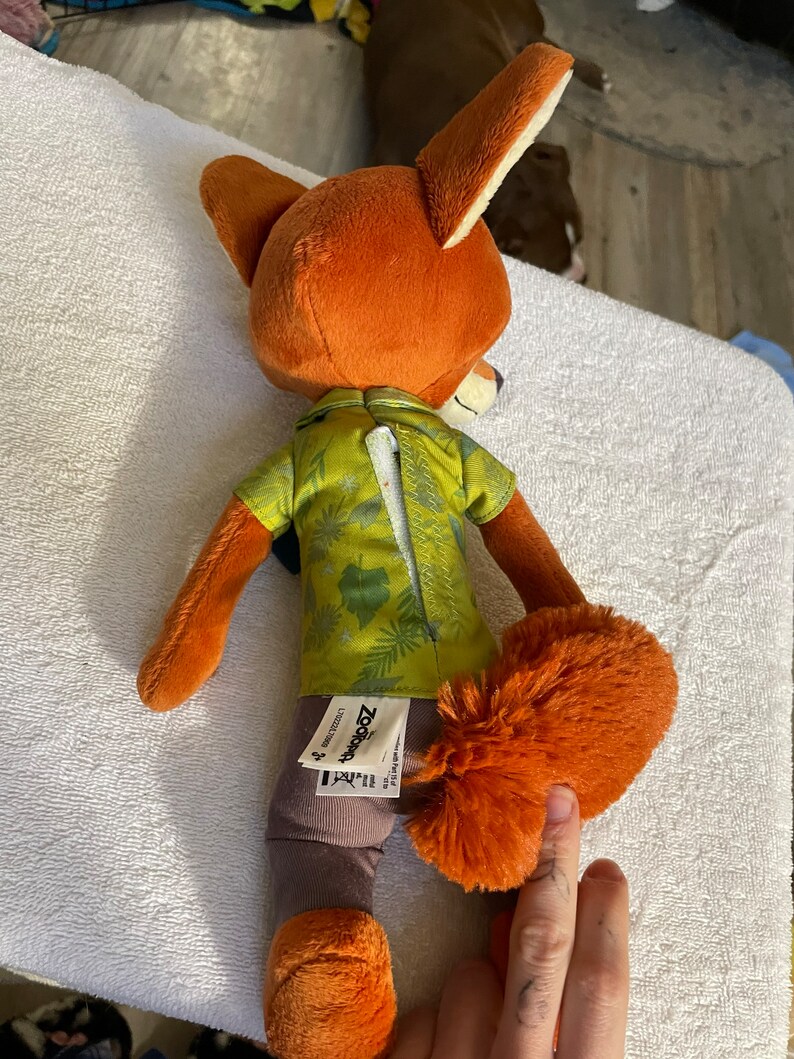 Disney Zootopia Fox Nick Wilde Plush - Etsy