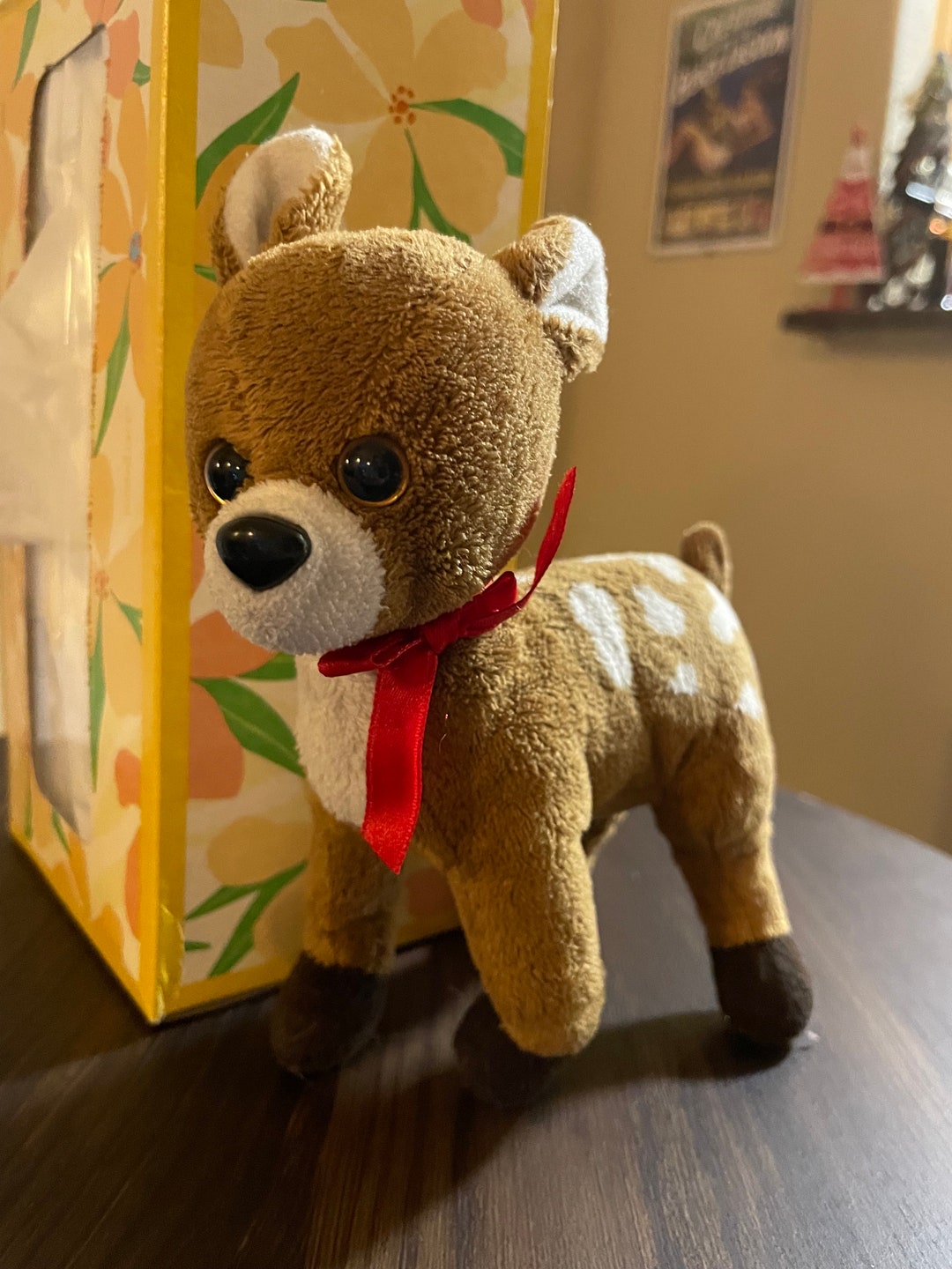 Ty Beanie Babies Chestnut Reindeer Plush - Etsy