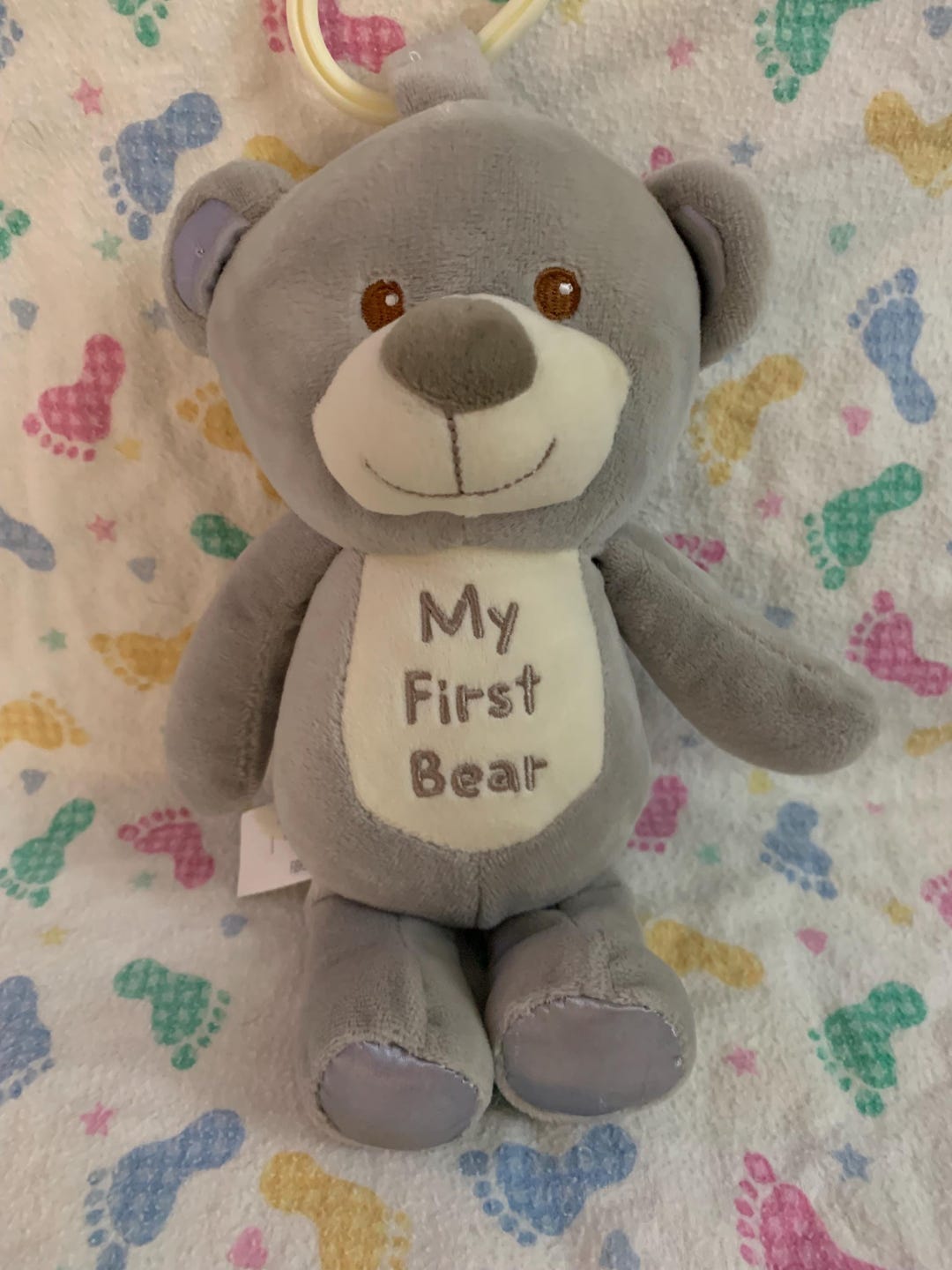 Kellytoy Gray My First Bear Teddy Bear Plush. Baby Toy/crib or Stroller ...