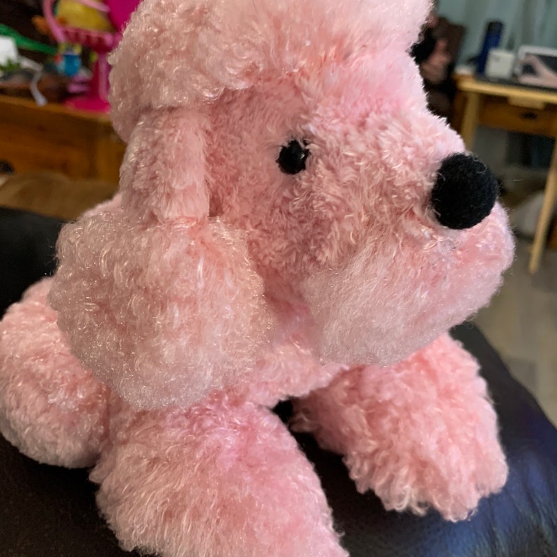 Stuffed Pink Poodle - Etsy