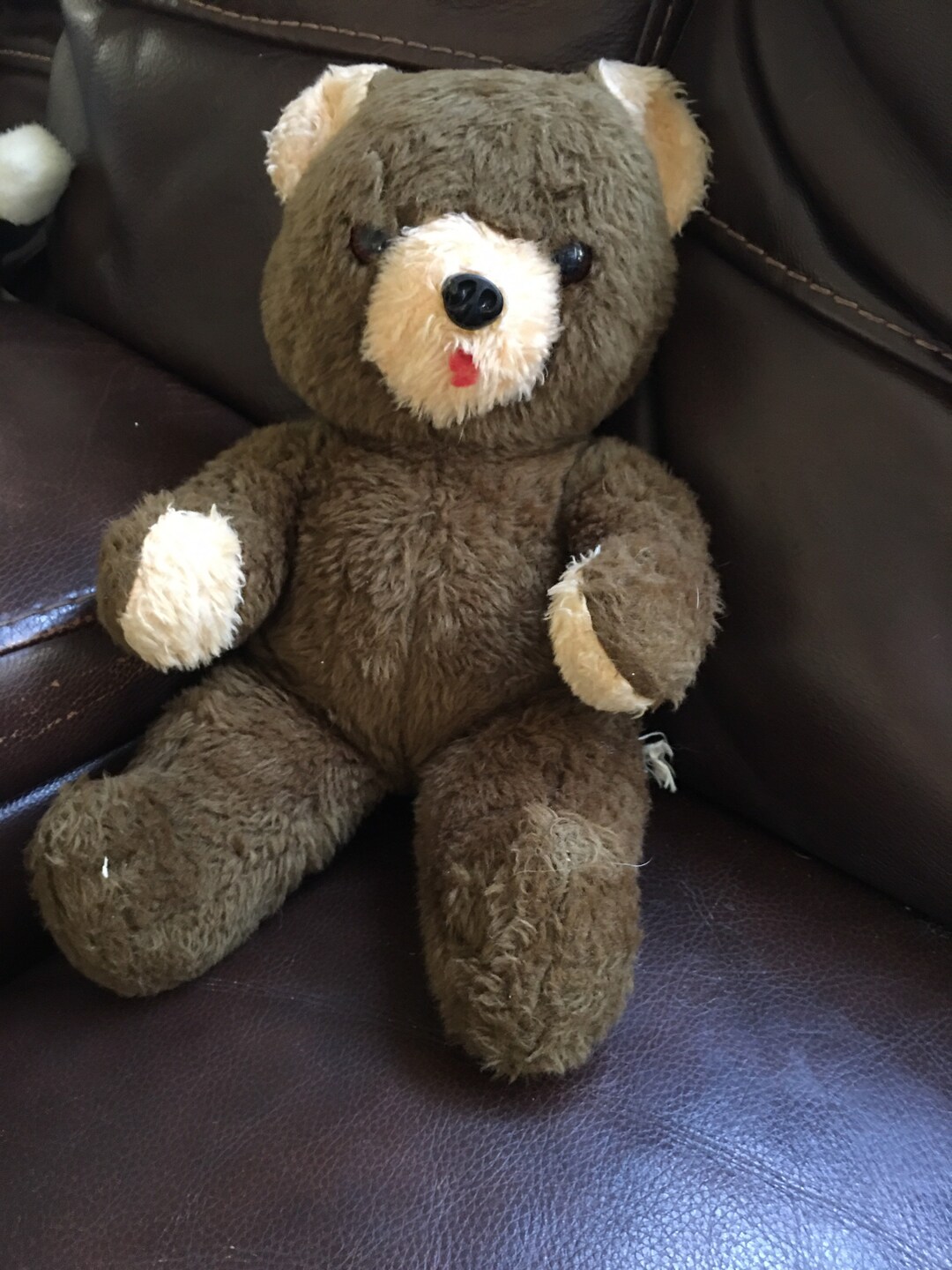 1970’s Vintage Stuffed Animal Plush Toy Baby Brown Bear - Etsy