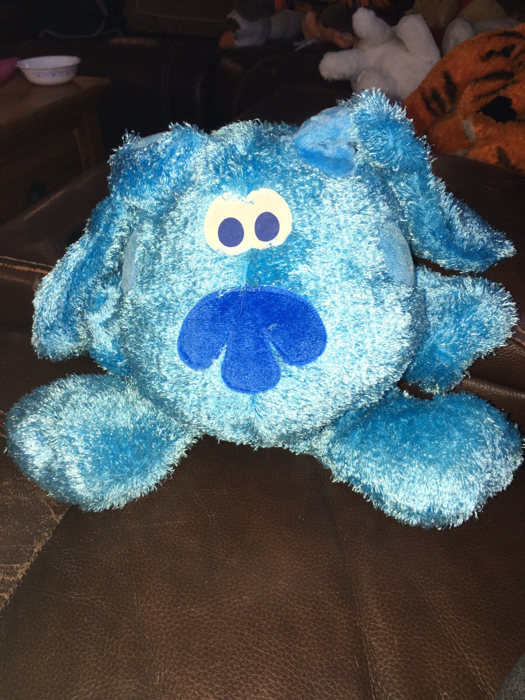 Fisher Price Nick Jr Blues Clues Blue Dog 16 Shaggy Floppy Plush ...
